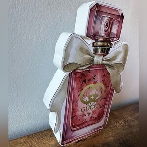 None | Accents | Luxury Perfume Bottle Home Decor With Gold Gs And ...
